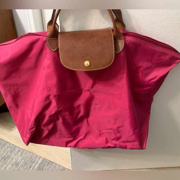 Longchamp | Bags | An Iconic Tote Made From Recycled Materials Pink ...